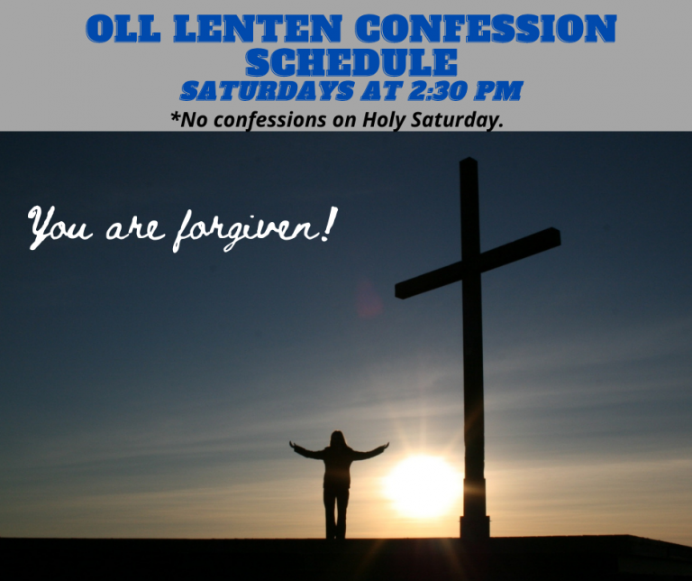 2021 Lenten Confession Schedule